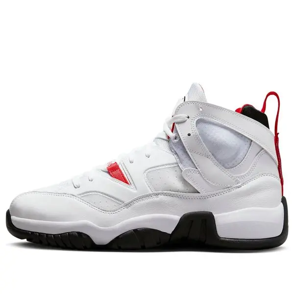 JORDAN Air Jumpman Two Trey High Top Sneakers - White/black/university Red