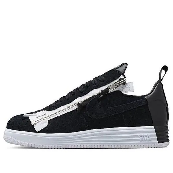 Nike Acronym X Lunar Force 1 Sp 'zip' Sneakers - Black