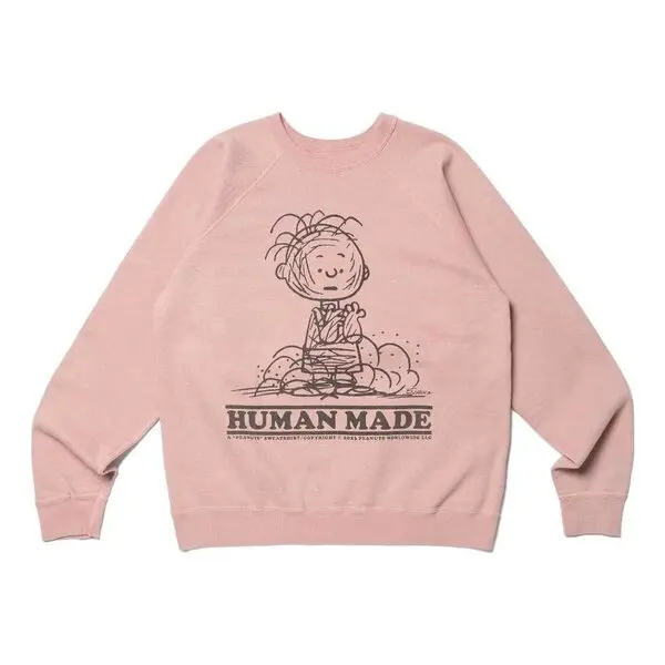HUMAN MADE X Peanuts Charlie Brown Sweatshirt - Pink