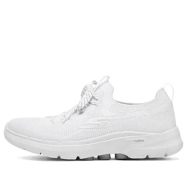 Sketchers Go Walk Radiant Summer Sneakers - White/silver