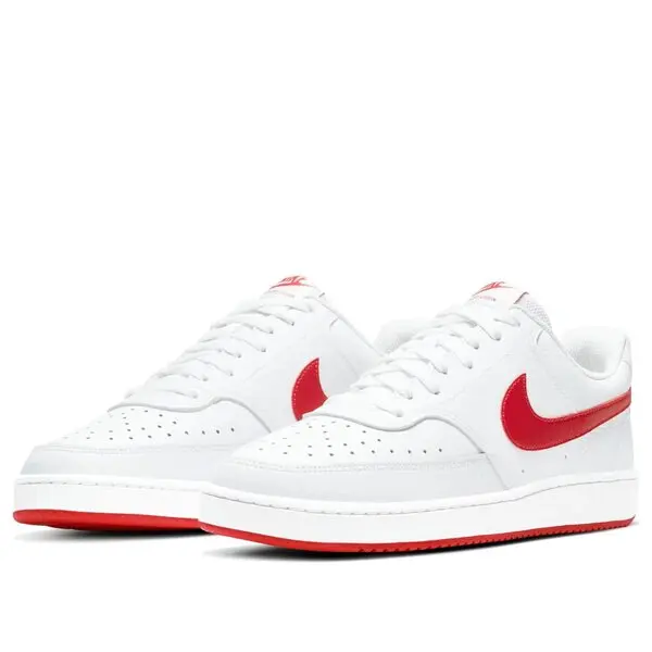 Nike Court Vision Low Sneakers - White/red