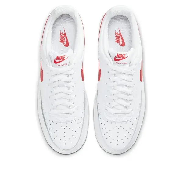 Nike Court Vision Low Sneakers - White/red