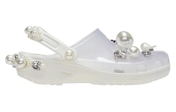 CROCS X Simone Rocha Embellished Clogs - Translucent
