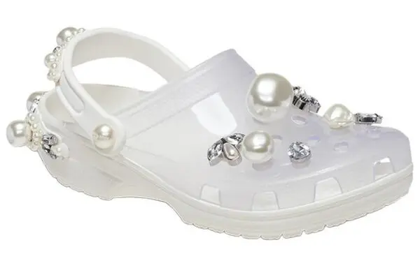 CROCS X Simone Rocha Embellished Clogs - Translucent