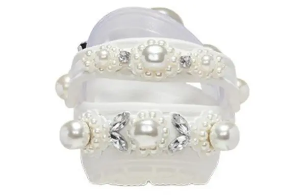 CROCS X Simone Rocha Embellished Clogs - Translucent