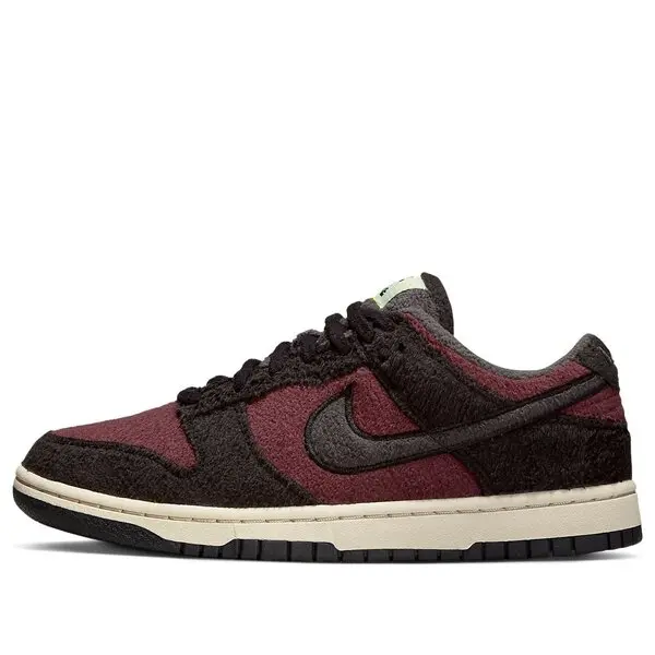 Nike Dunk Low Se Fleece Sneakers - Wine Red
