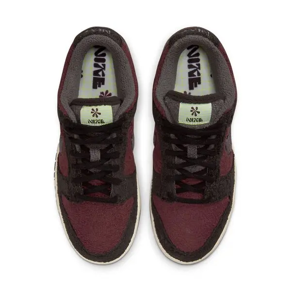 Nike Dunk Low Se Fleece Sneakers - Wine Red