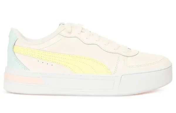PUMA Skye Low Top Sneakers - Pink/yellow