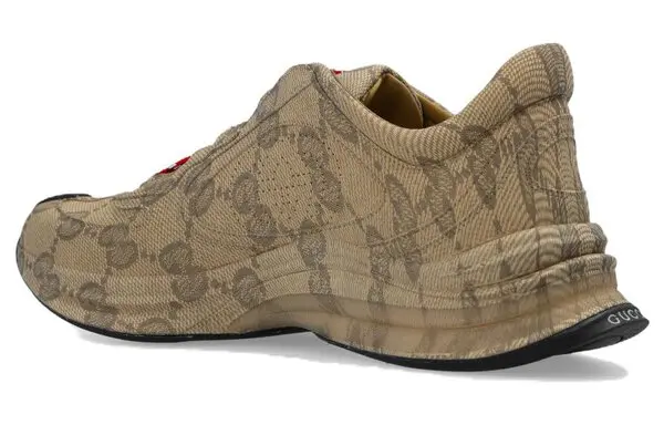 Gucci Run Sneaker Beige Ebony Monogram - Beige/ebony