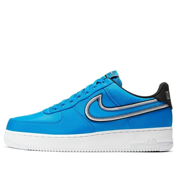 Nike Force 1 Low "reverse Stitch" Sneakers - Blue