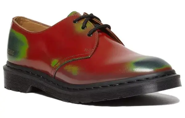 Dr. Martens X Supreme 1461 'wear Away Pack Red - Red/black