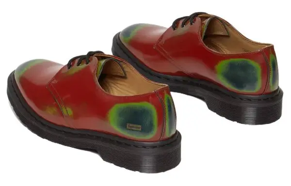 Dr. Martens X Supreme 1461 'wear Away Pack Red - Red/black