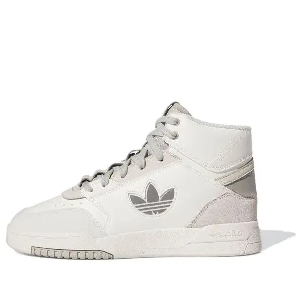 Adidas Originals Drop Step Xl High Top Sneakers - White/grey