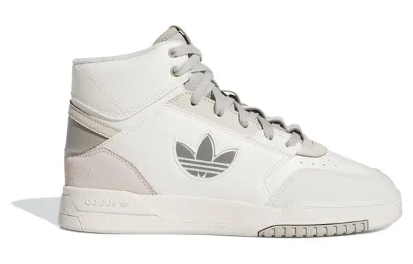 Adidas Originals Drop Step Xl High Top Sneakers - White/grey