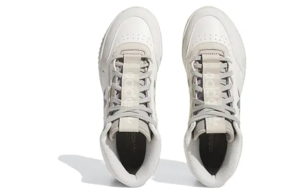Adidas Originals Drop Step Xl High Top Sneakers - White/grey