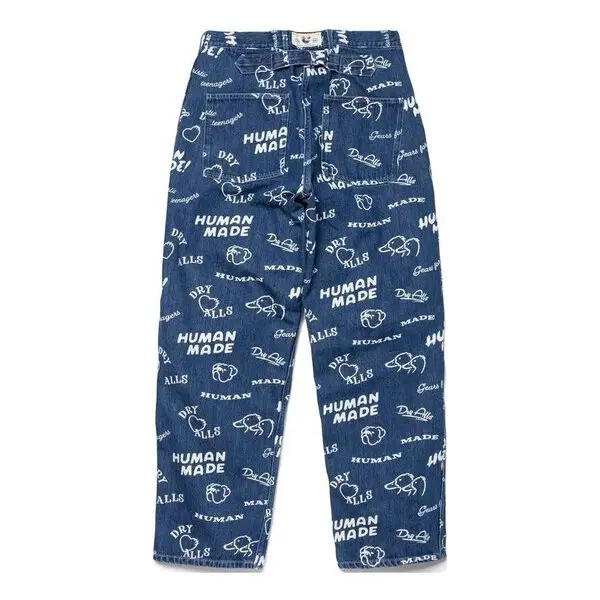 HUMAN MADE Printed Denim Baggy Jeans