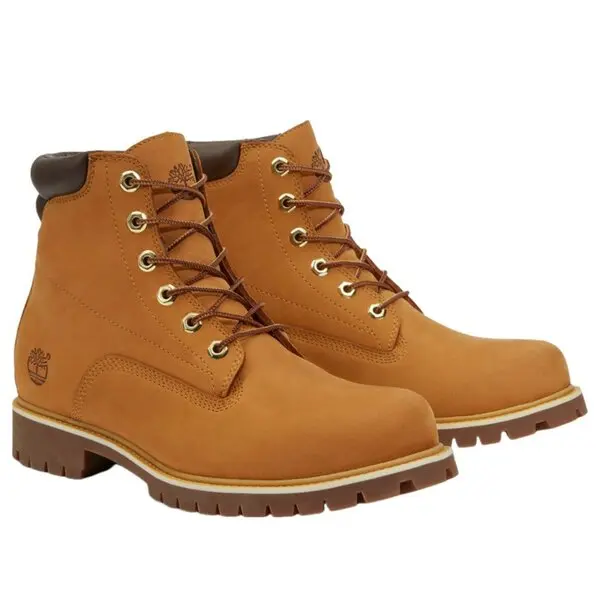 Timberland Premium 6 Inch Waterproof Lace-up Boots - Wheat