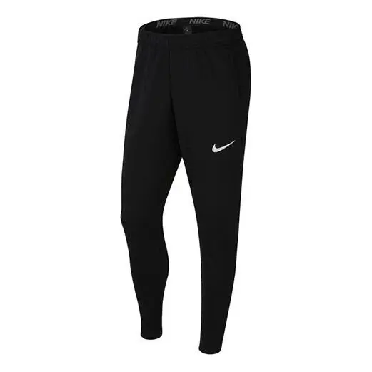 Nike Logo Pattern Bundle Feet Sports Pants - Black