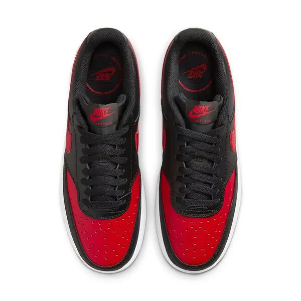 Nike Court Vision 1 Low Sneakers - Black/red