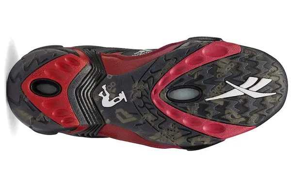 REEBOK Damian Lillard X Shaqnosis "damenosis" High Top Sneakers - Black/red