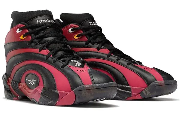 REEBOK Damian Lillard X Shaqnosis "damenosis" High Top Sneakers - Black/red