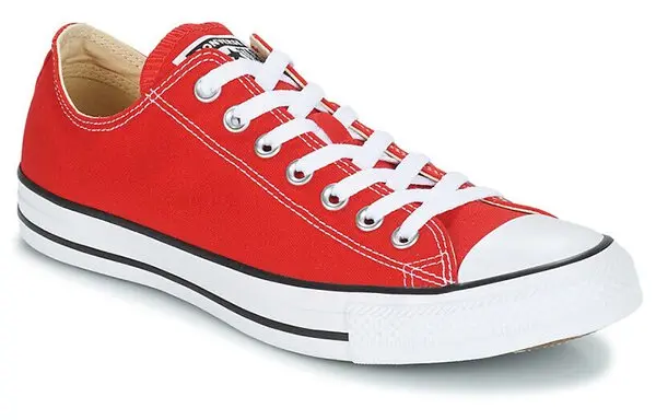 CONVERSE Chuck Taylor All Star Low Top Sneakers - Red/white