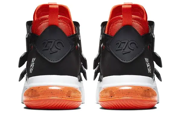 Nike Edge 270 "ny Vs Ny" High Top Sneakers - Black/orange