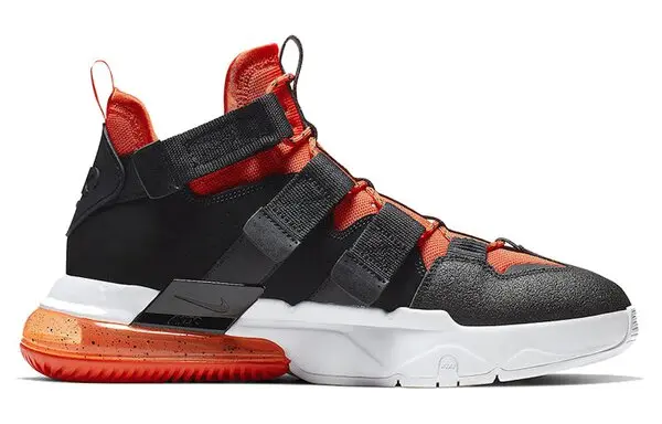 Nike Edge 270 "ny Vs Ny" High Top Sneakers - Black/orange
