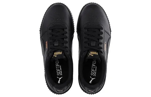 PUMA Carina Leather Sneakers - Black
