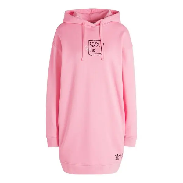 Adidas X Andre Saraiva Hooded Dress - Pink