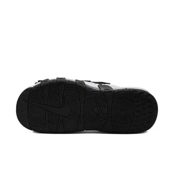 Nike More Uptempo Slides - Black/white/red