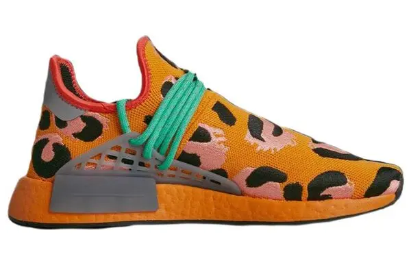Adidas Pharrell X Nmd Human Race 'animal Print' Sneakers - Yellow/black
