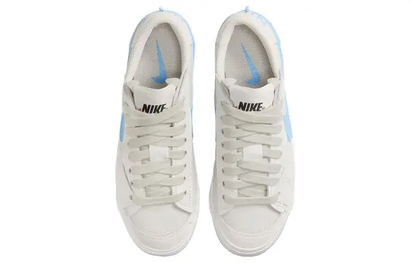 Nike Blazer Low '77 Jumbo Sneakers - White/blue