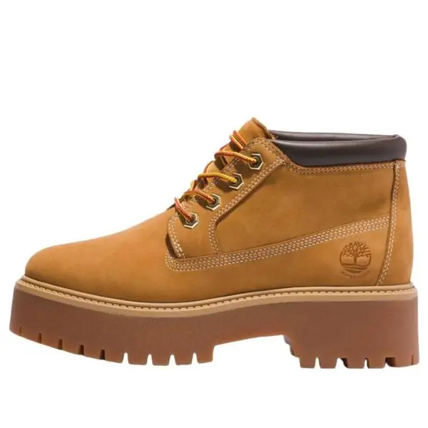Timberland Stone Street Waterproof Platform Boots - Wheat
