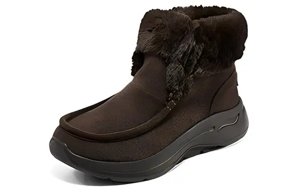 Sketchers Go Walk Arch Fit Boots - Chocolate