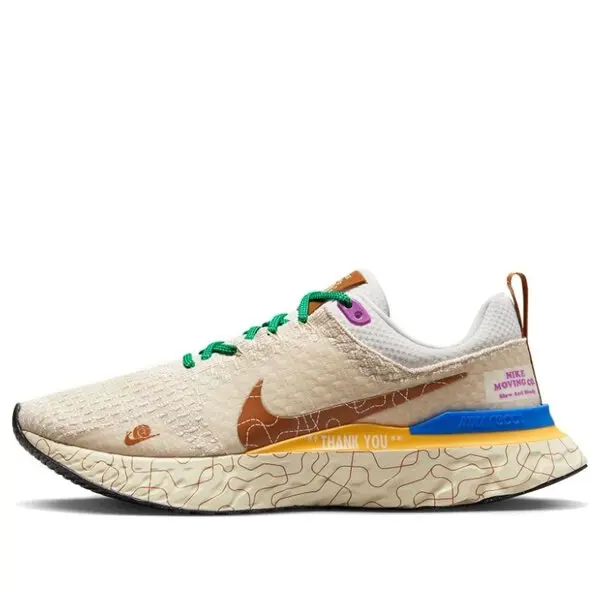 Nike React Infinity Run Flyknit 3 Prm "moving Company" Athletic Sneakers - Brown