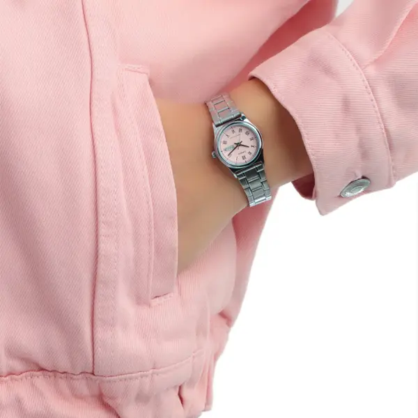 Casio Stainless Steel Analog Watch - Silver