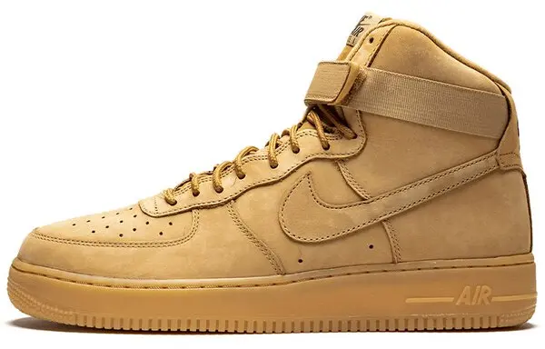 Nike Force 1 High '07 Lv8 Wb Flax Sneakers - Wheat/yellow