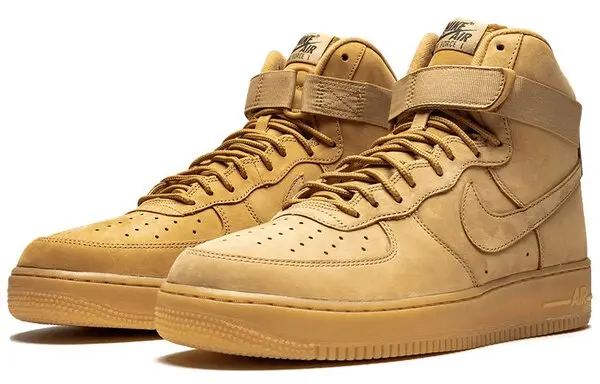 Nike Force 1 High '07 Lv8 Wb Flax Sneakers - Wheat/yellow