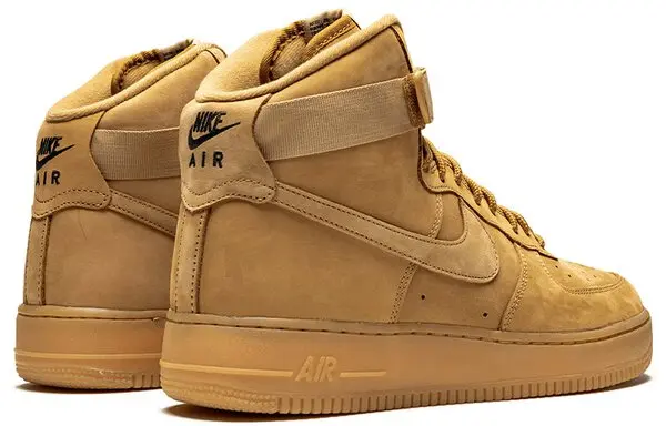 Nike Force 1 High '07 Lv8 Wb Flax Sneakers - Wheat/yellow