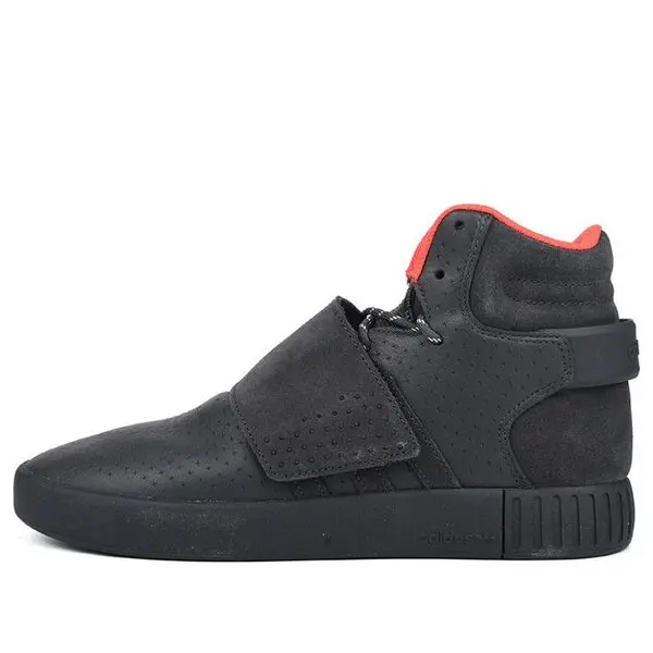 Adidas Tubular Invader Strap High-top Sneakers - Black