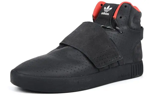 Adidas Tubular Invader Strap High-top Sneakers - Black