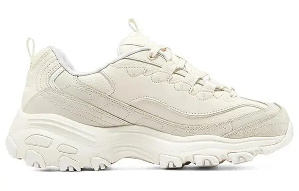 Sketchers D'lites 1.0 Athletic Sneakers - Beige/white