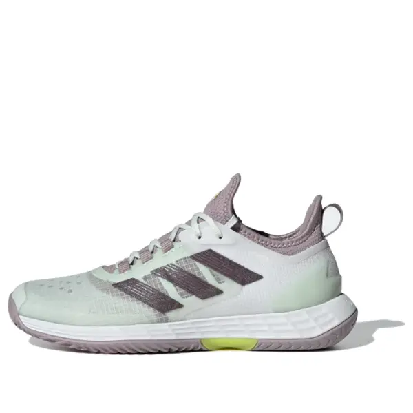 Adidas Adizero Ubersonic 4.1 Athletic Sneakers - Cloud White/aurora Met./crystal Jade