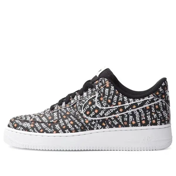 Nike Force 1 Low '07 Lv8 "just Do It" Sneakers - Black/white