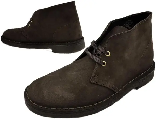 Clarks Desert Boots Suede - Brown