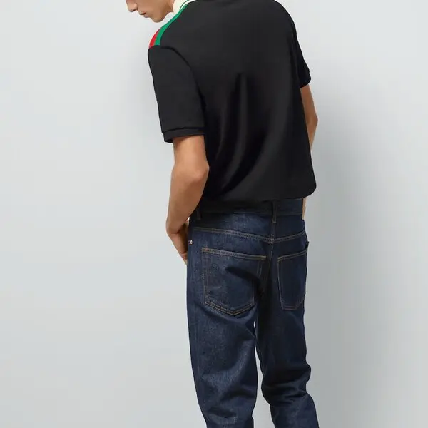 Gucci Cotton Polo With Interlocking G