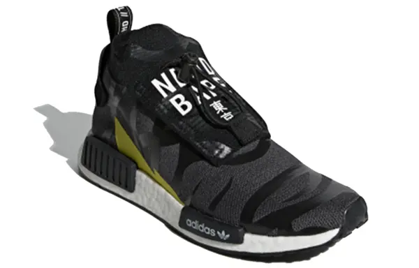 Adidas X Bape X Neighborhood Nmd_ts1 Pk 'stealth' Sneakers