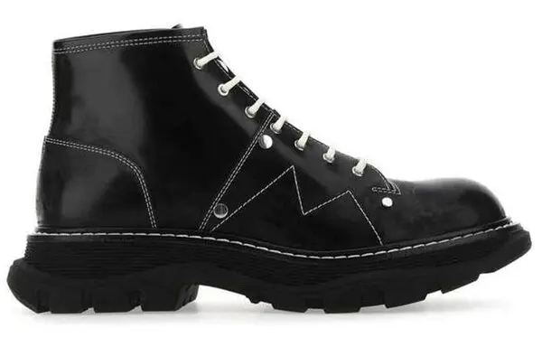 Alexander McQueen Tread Lace-up Boots