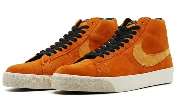Nike Blazer Premium Sb Lance Mountain High Top Sneakers - Orange